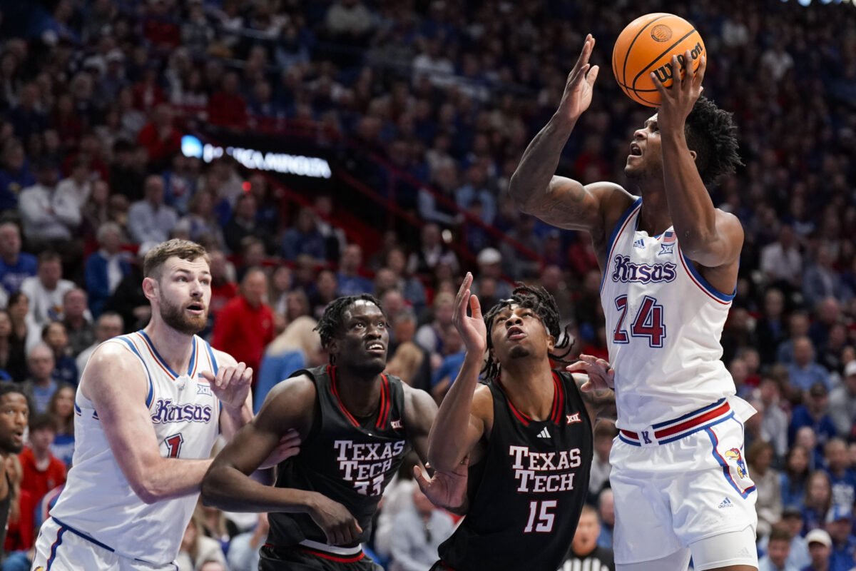 Comeback falls short as Jayhawks go down to No. 10 Texas Tech, 78-73 ...
